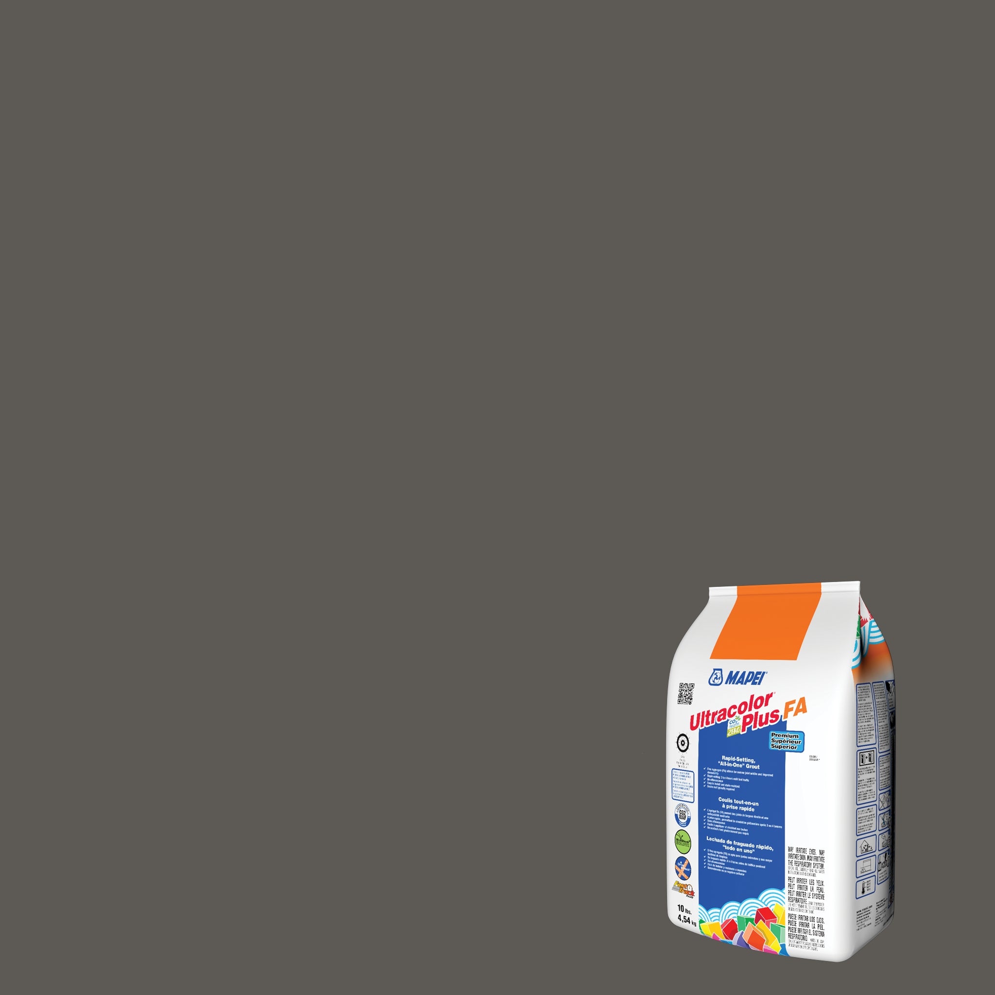 MAPEI Ultracolor Plus FA – Charcoal Grout | 10 lb Bag